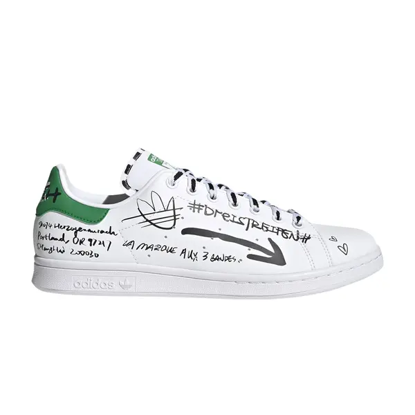 Adidas Stan Smith Graffiti Sneakers - White