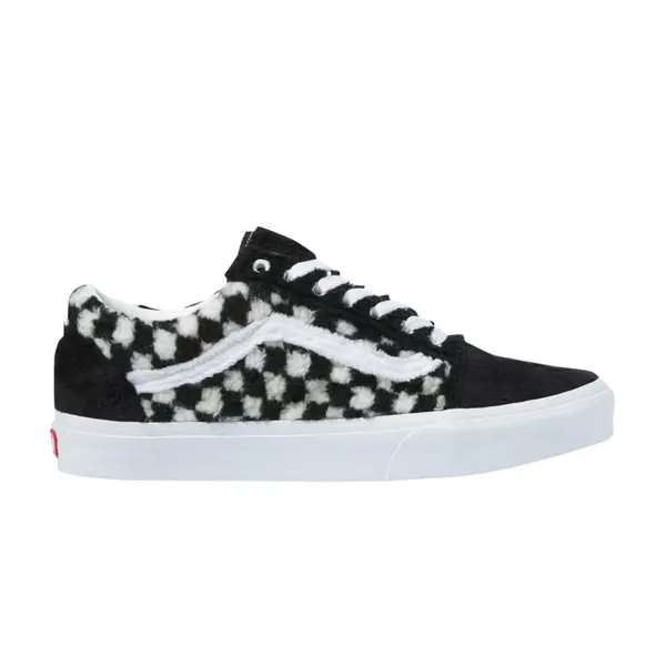 VANS Old Skool Sherpa Checkerboard Sneakers - Black