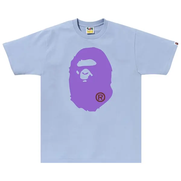 A BATHING APE Ape Head Tee - Blue