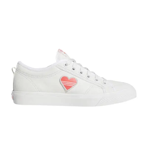 Adidas Nizza Trefoil 'valentine's Day' Sneakers - White