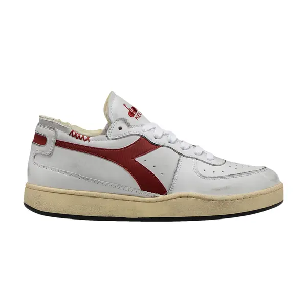 DIADORA Mi Basket Row Cut Sneakers - White