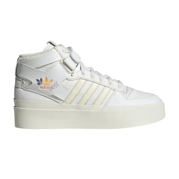 Adidas Forum Bonega Mid Embroidered Floral - White