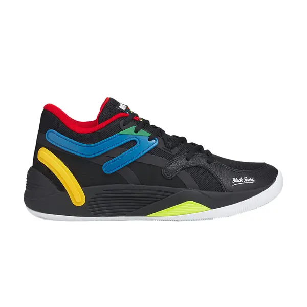 PUMA Fives X Trc Blaze Court Sneakers - Black