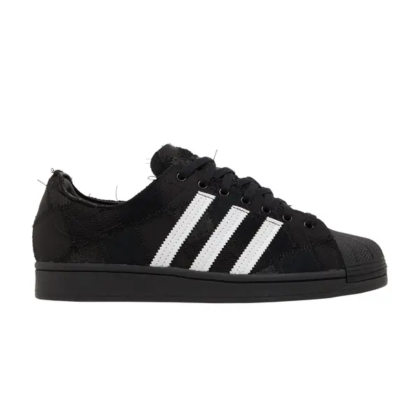 Adidas Atmos X Recouture X Superstar Patchwork Sneakers - Black