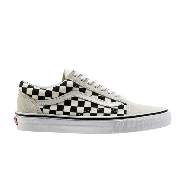 VANS Old Skool Checkerboard Sneakers - White