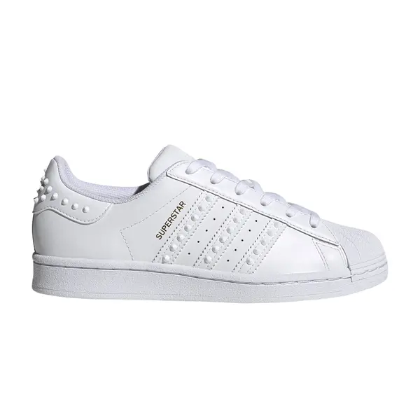 Adidas Superstar Studded Sneakers - White