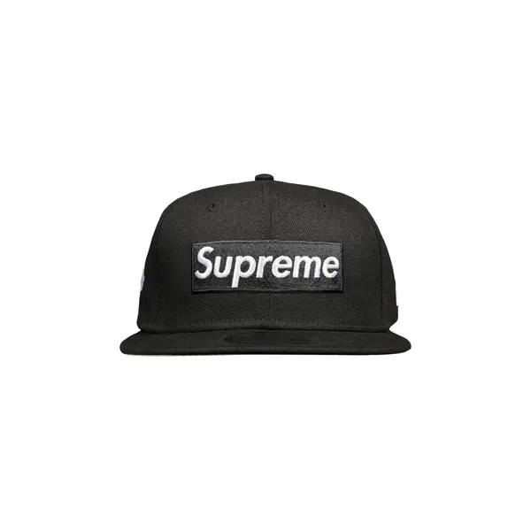 Supreme X New York Yankees X New Era Box Logo Cap - Black