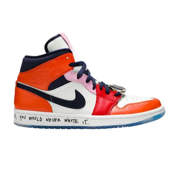 JORDAN 1 Mid Melody Ehsani Fearless - Multicolor