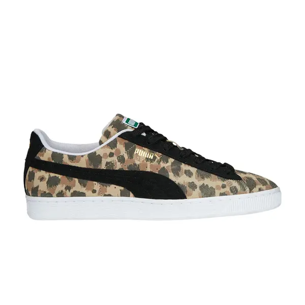 PUMA Suede Animal Print Sneaker - Brown