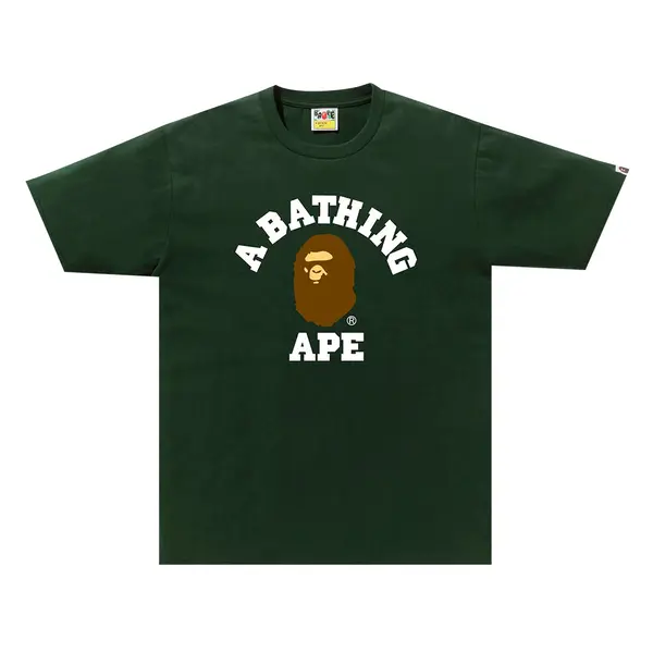 A BATHING APE College Tee - Green