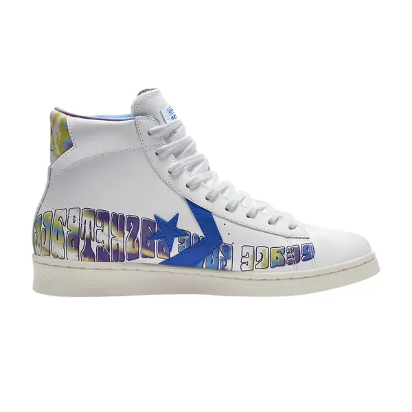 CONVERSE Pro Leather High ‘peace, Love, And Basketball - White