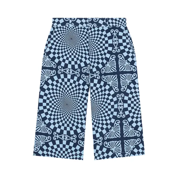BLUEMARBLE Folk Checkerboard Print Shorts