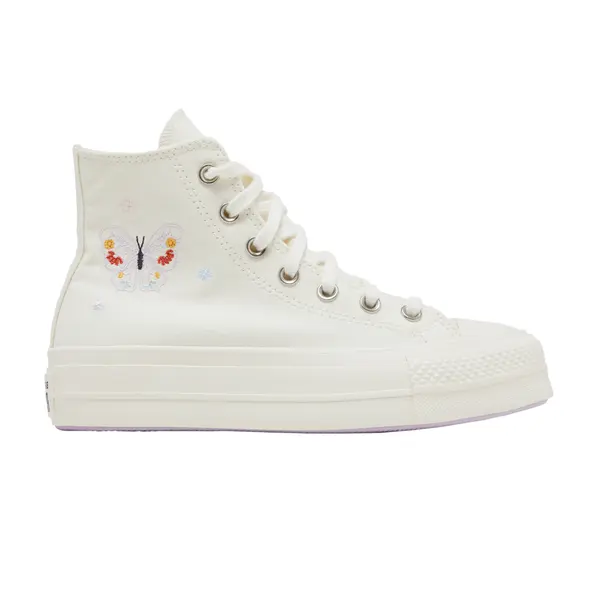 CONVERSE Wmns Chuck Taylor All Star Lift Platform High 'butterfly Wings - White