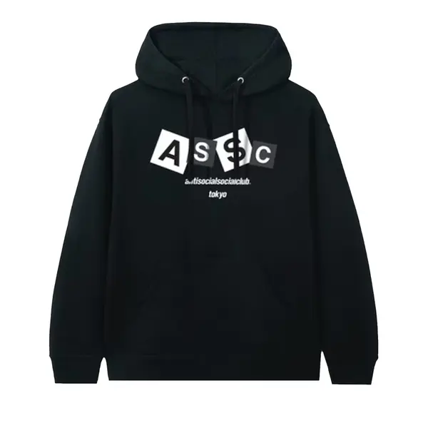 ANTI SOCIAL SOCIAL CLUB Angle Hair Hoodie - Black