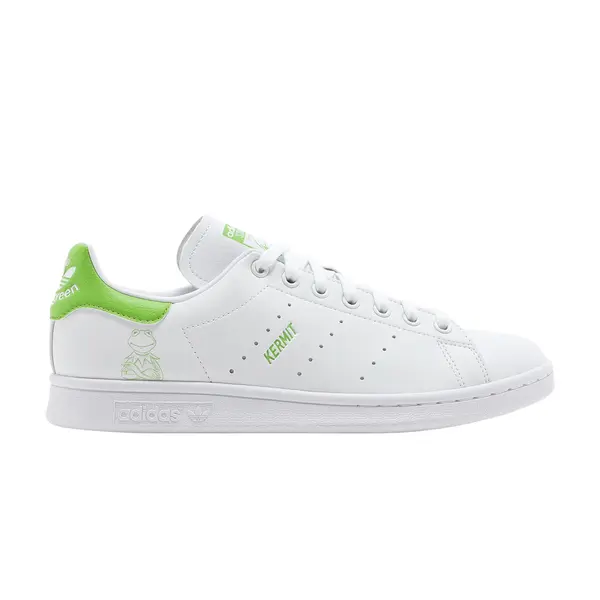 Adidas X The Muppets Stan Smith 'kermit The Frog' Sneakers - White