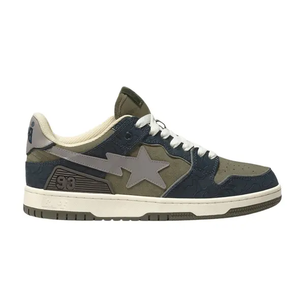A BATHING APE Sk8 Sta Sneakers - Green
