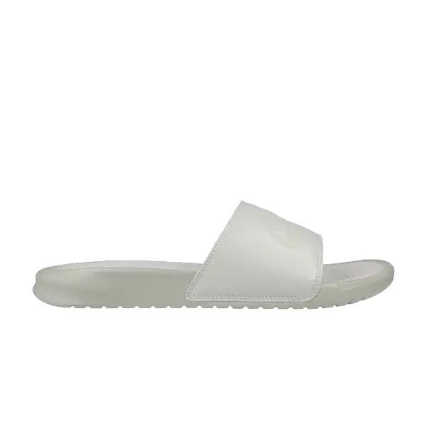 Nike Wmns Benassi Jdi Metallic Qs 'metallic Summit - White