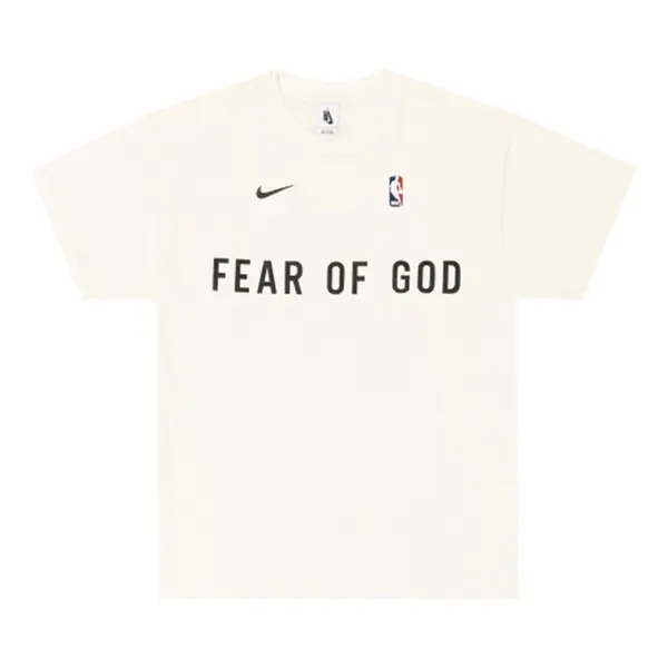 Nike X Fear Of God Warm Up T-shirt 'sail - Cream