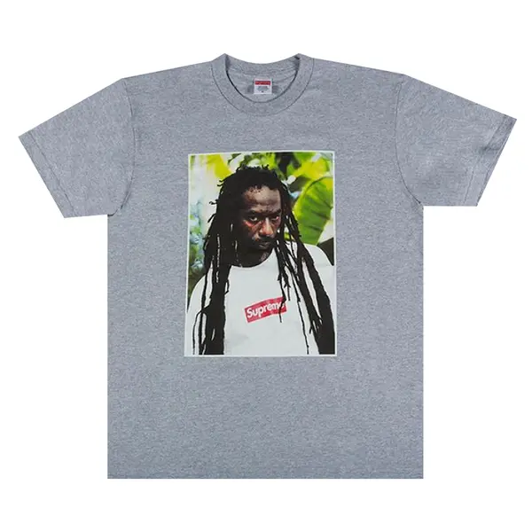 Supreme Buju Banton Tee 'heather - Grey