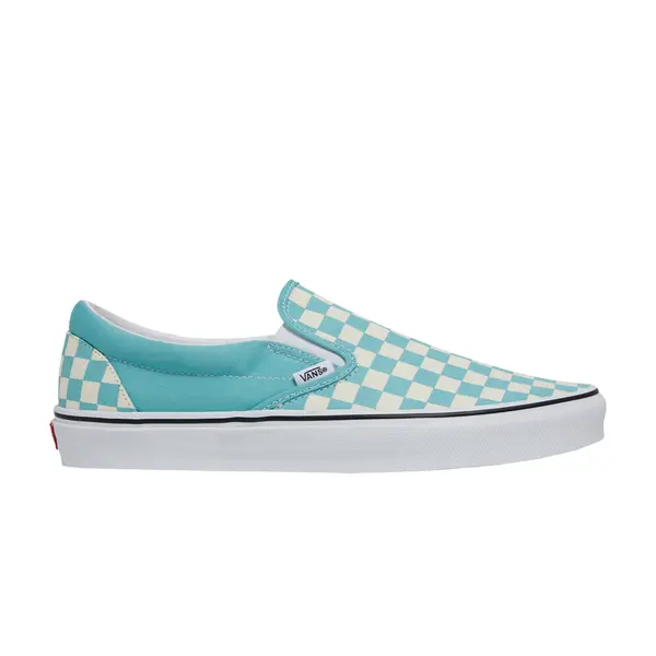 VANS Classic Checkerboard Slip-on Sneakers - Blue