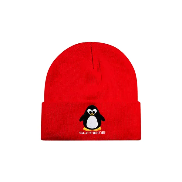 Supreme Penguin Beanie - Red