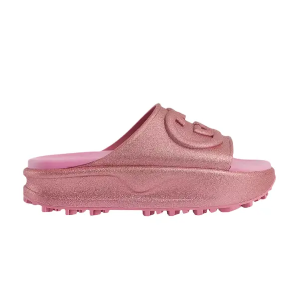 Gucci Interlocking G Slide Sandal - Pink