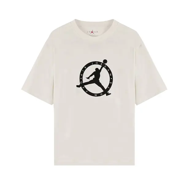 JORDAN X Off- Mj T-shirt /black/forest Green - White