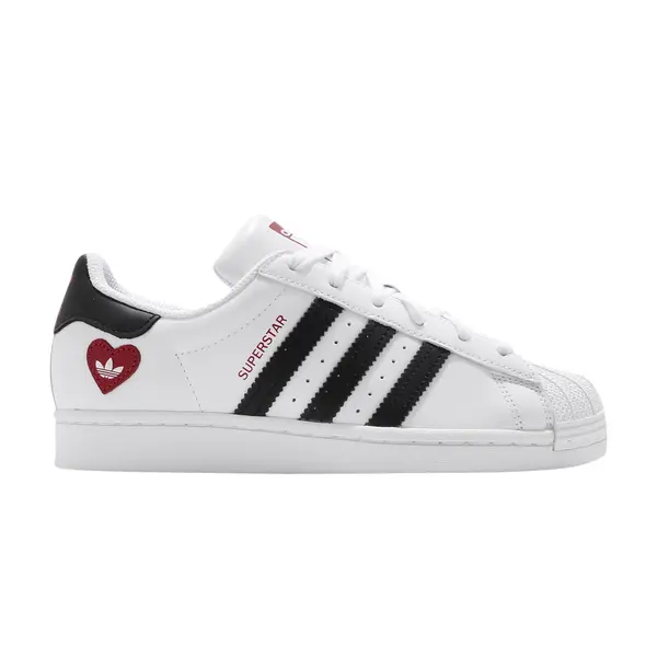 Adidas Superstar Valentine's Day Sneakers - White