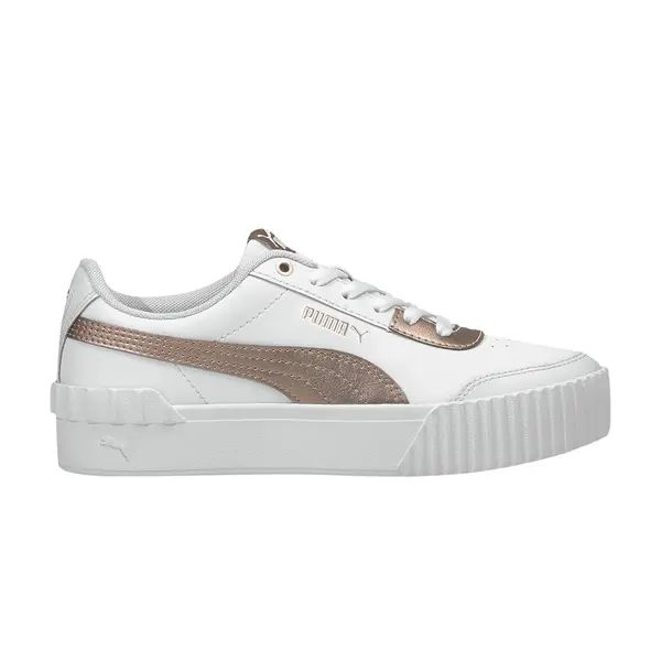 PUMA Carina Lift Metallic Sneakers - White