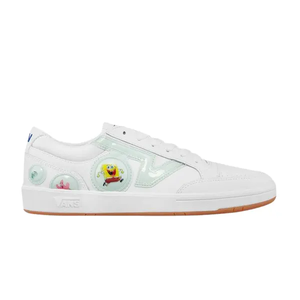 VANS X Spongebob Squarepants Lowland Cc 'bubble' Sneakers - White