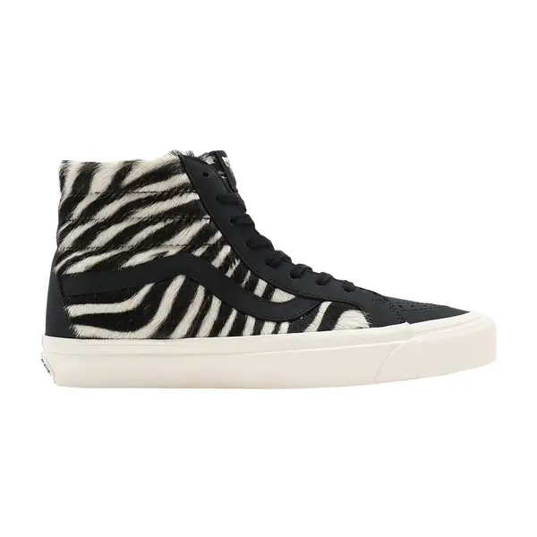 VANS Sk8-hi 38 Dx Anaheim Factory Zebra High Top Sneakers - Black