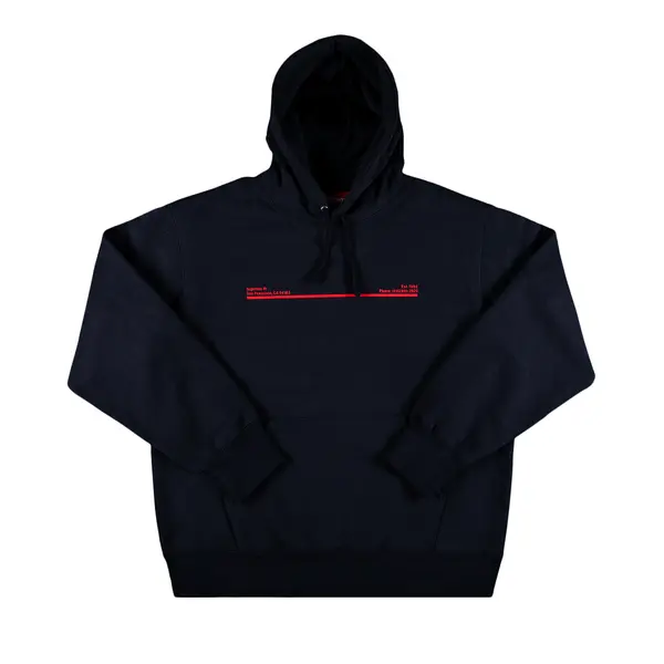 Supreme Shop Hooded Sweatshirt - Blue