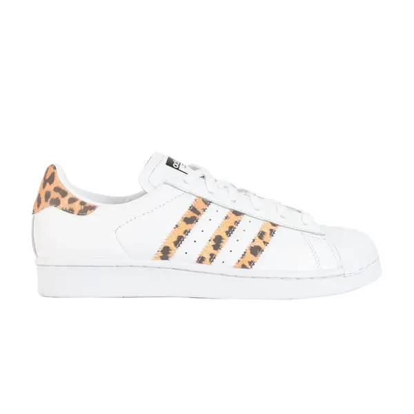 Adidas Superstar Leopard Sneakers - White | Editorialist