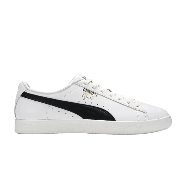 PUMA Clyde Core Leather Foil - White