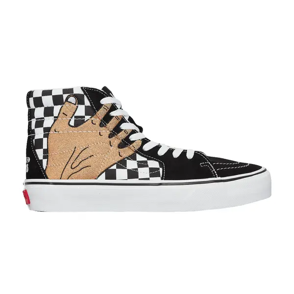 VANS Imran Potato X Sk8-hi Vr3 Lx 'checkerboard' High Top Sneakers - Black