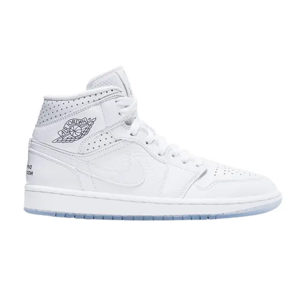 JORDAN 1 Mid 'unité Totale' Sneakers - White