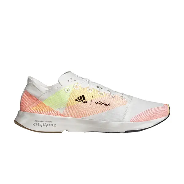 Adidas Allbirds X Adizero 2.94 Kg Co2e - White