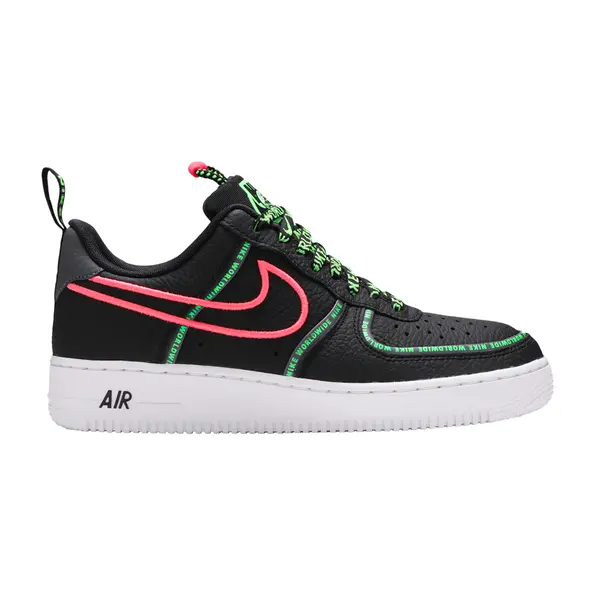 Nike Air Force 1 '07 Premium 'worldwide Pack' Sneakers - Black