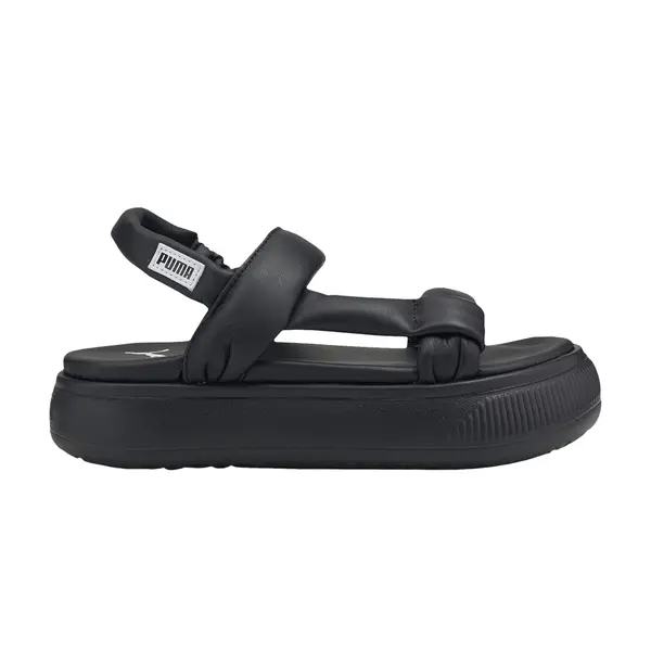 PUMA Suede Mayu Summer Platform Sandals - Black
