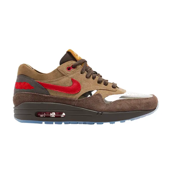 Nike Clot X Air Max 1 'kiss Of Death Cha' Sneaker - Brown