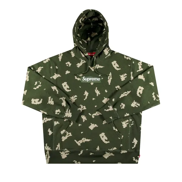 Supreme Box Logo Hooded Sweatshirt - Green