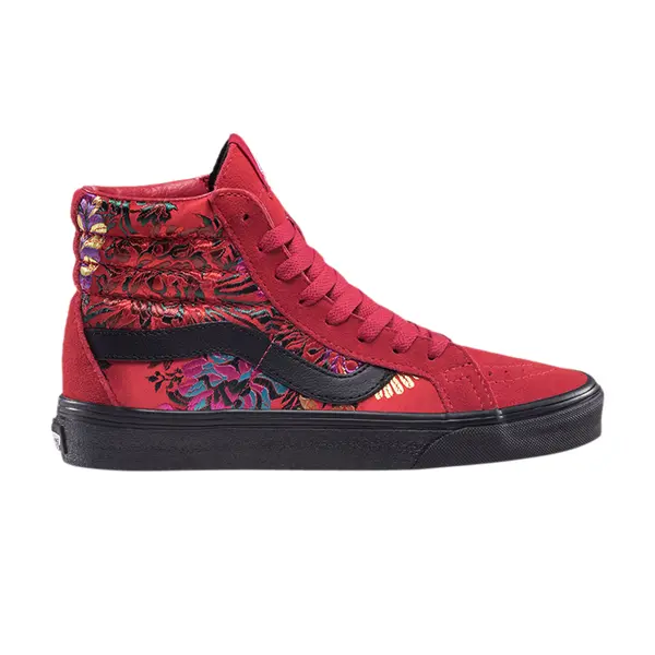 VANS Sk8-hi Reissue Festival Satin High-top Sneaker - Red