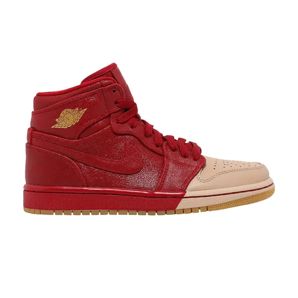 JORDAN 1 Retro High Premium Sneakers - Red