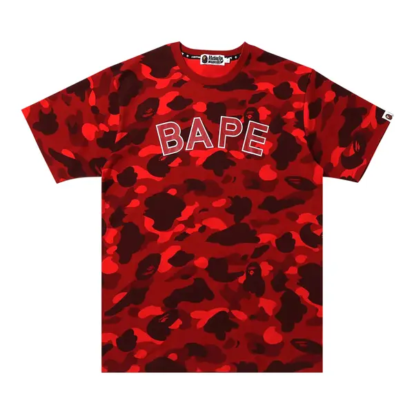 A BATHING APE Color Camo Tee