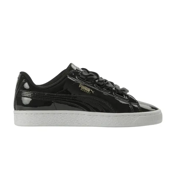 PUMA Basket Heart Patent Sneakers - Black