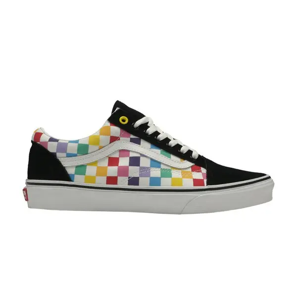 VANS Old Skool Rainbow Checkerboard Sneakers - Multicolor