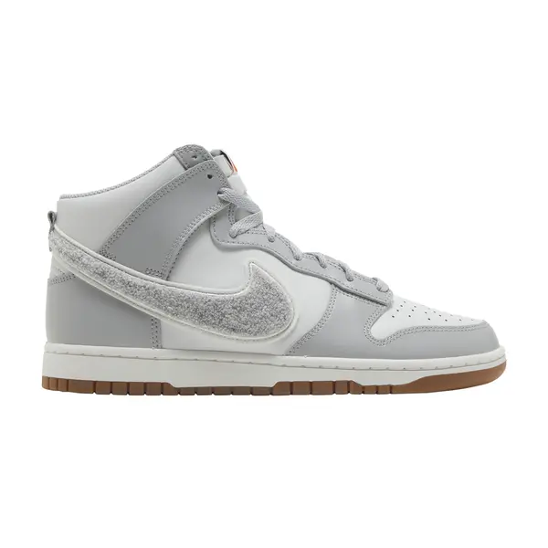 Nike Dunk High Chenille Swoosh - Grey