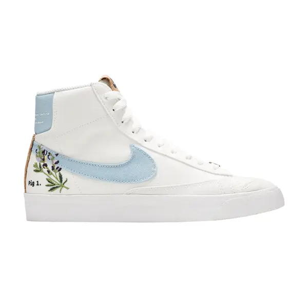 Nike Blazer Mid '77 Se 'indigo' Sneakers - White