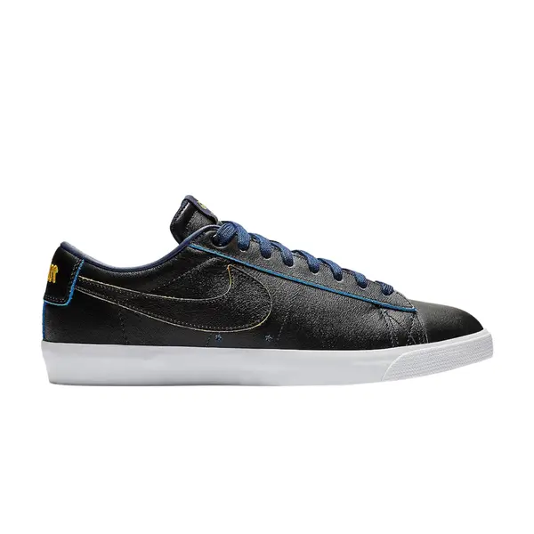 Nike Nba X Zoom Blazer Low Sb 'golden State Warriors' Sneakers - Black