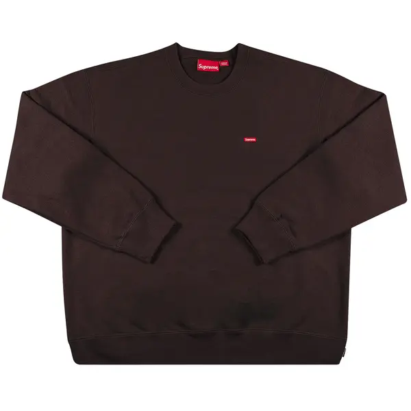 Supreme Small Box Crewneck 'dark - Brown